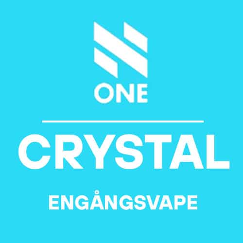 N-One Crystal Mesh Engångsvape Saltnikotin Poddar - Vape Nation